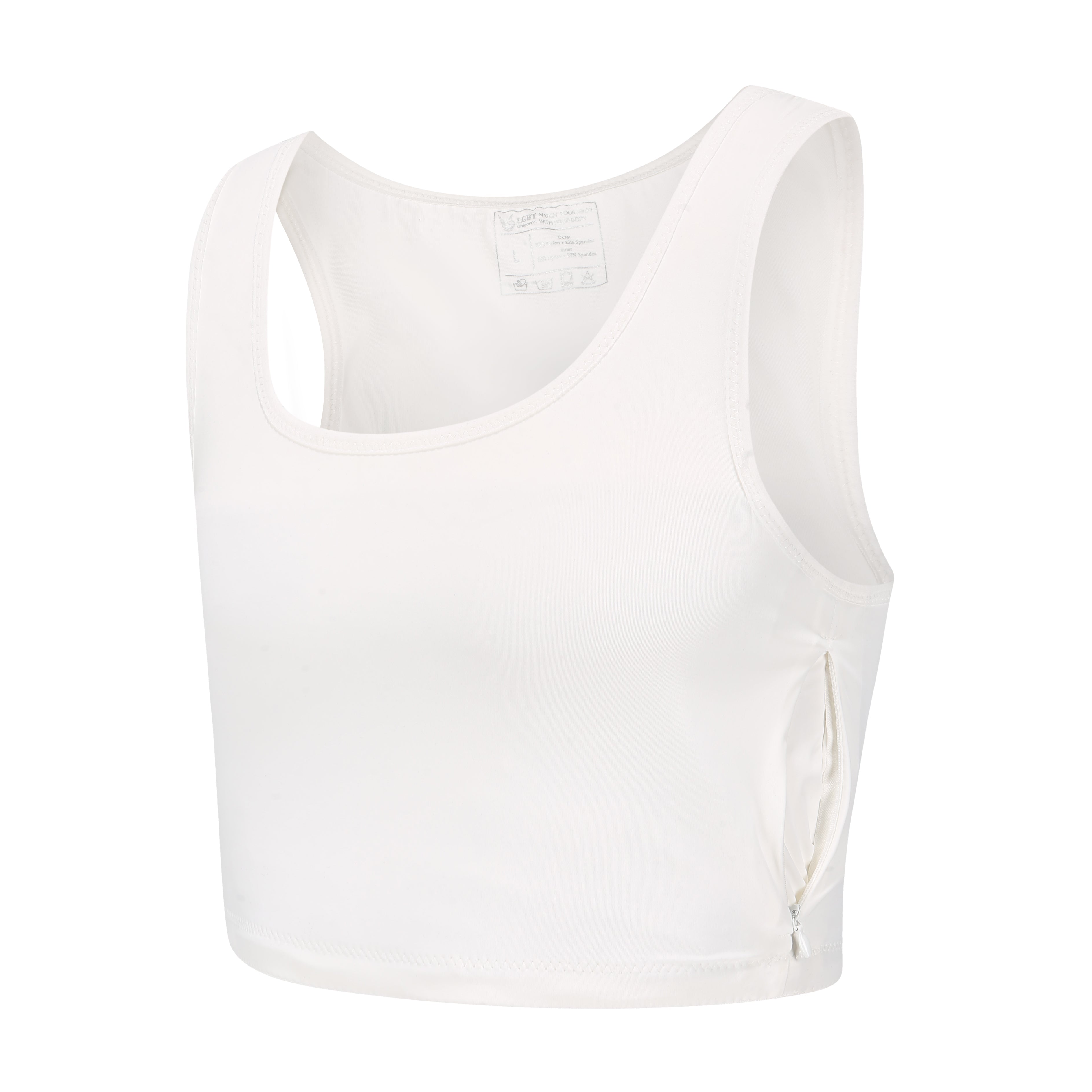 Explorer Pro Bindfree Chest Binder White Lgbt Unicorns